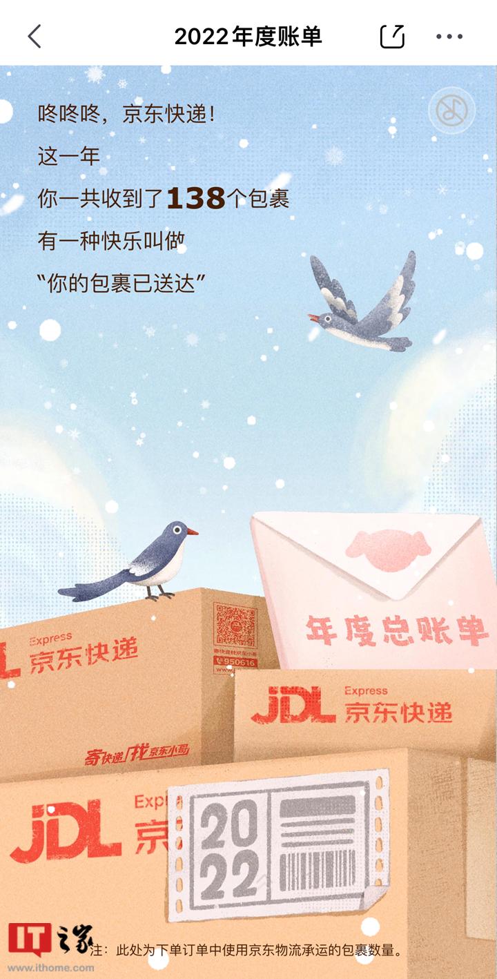 JD.com's 2022 annual bill is released, see how much you spend - iMedia
