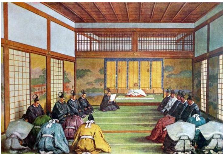 How did the shogun make the Japanese imperial family willing to be ...