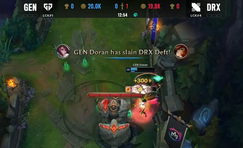 GEN vs. DRX in the first game: easily crushed!GEN goes to the next city first - iNEWS