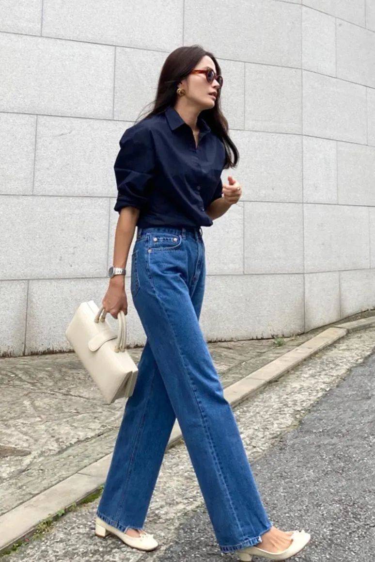 "Shirt+jeans" is the most conspicuous and stylish outfit in spring ...