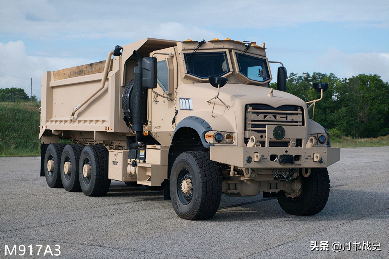 The US military's M917 series dump trucks, commercial trucks are the ...