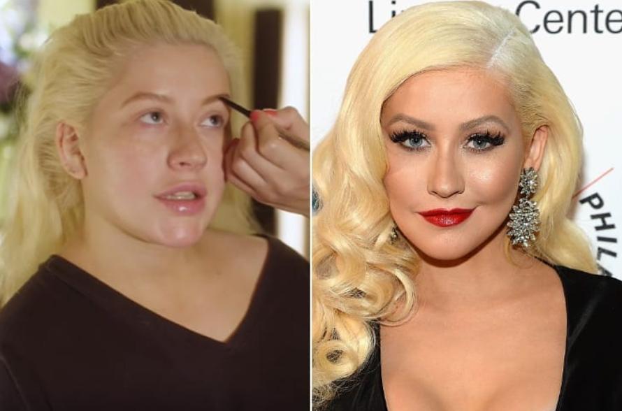 Comparison of 39 celebrities before and after makeup (series update 1 ...