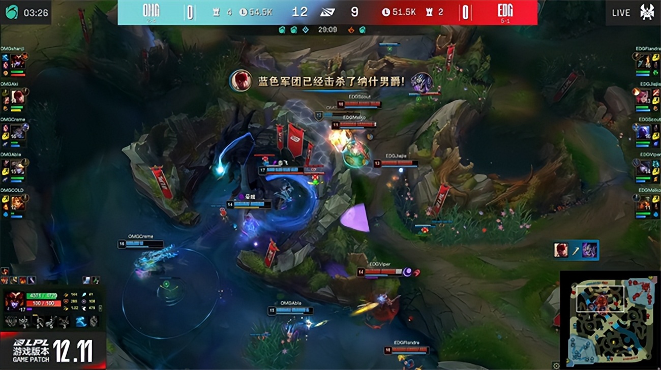 LOL-LPL: Shanji Shyvana Dragon God came to dominate the battlefield, OMG 2:1 team battle ...