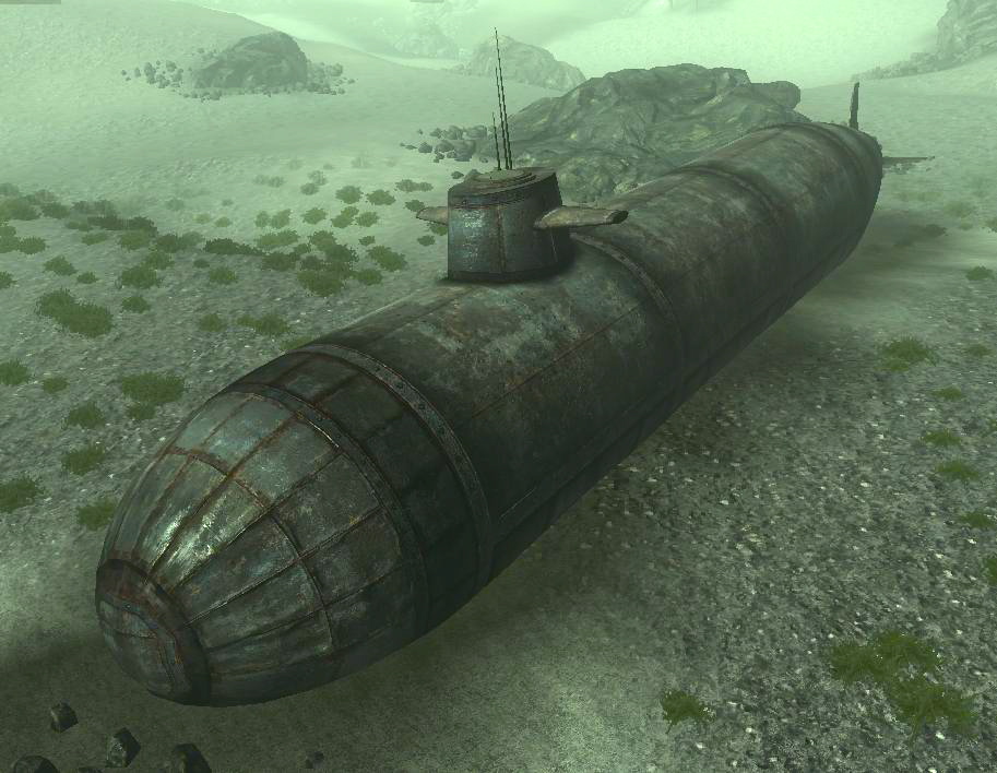 Chinese SSN-37-1A nuclear submarine in Fallout 3 - iNEWS