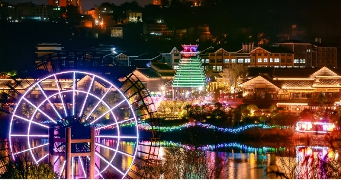 Danzhai Wanda Town is like a "paradise" where tourists come and go - iMedia
