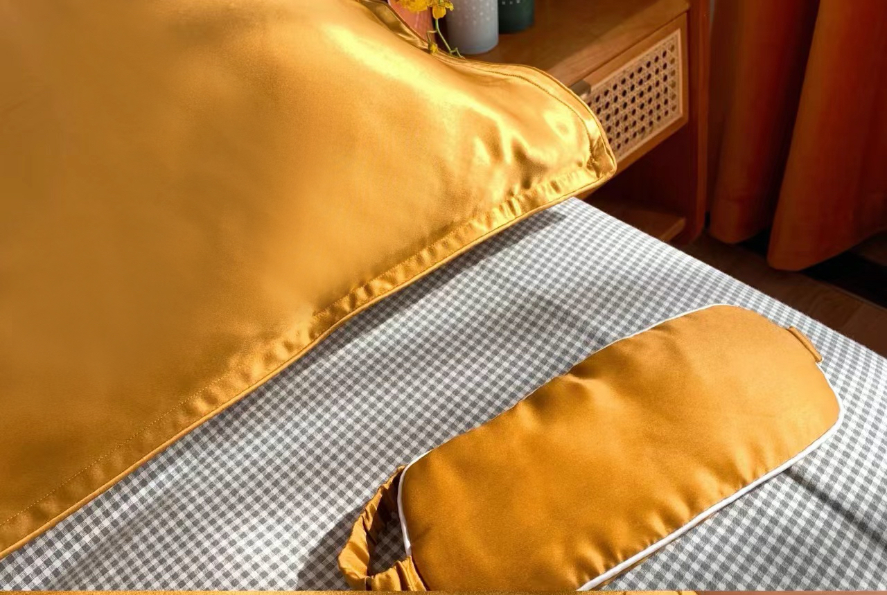 SILKISS silk eye mask pillowcase 100% mulberry silk skin-friendly sleep ...