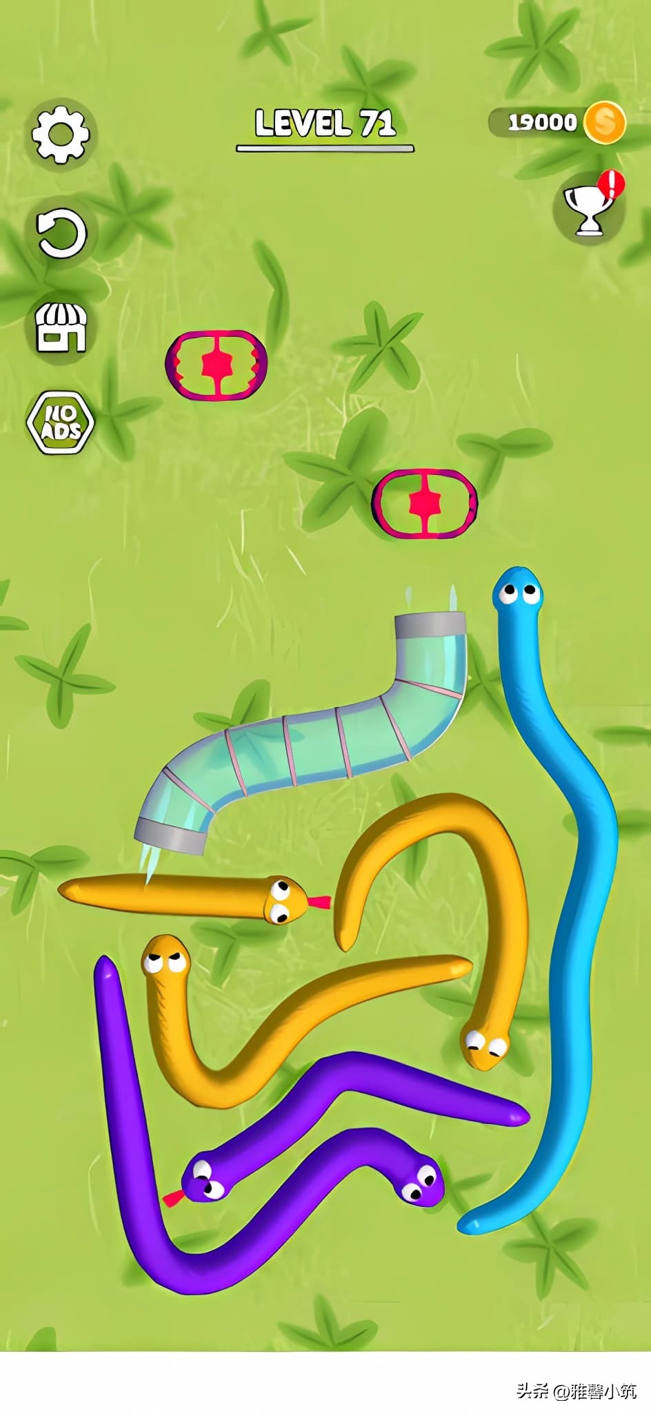 Snake version of Parking Master? Puzzle mobile game "Tangled Snakes" to ...