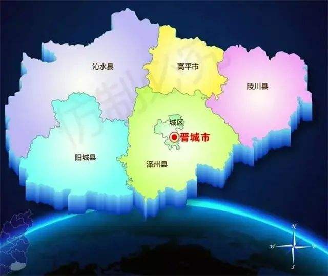 The real situation of Jincheng's location, division and geography - iNEWS