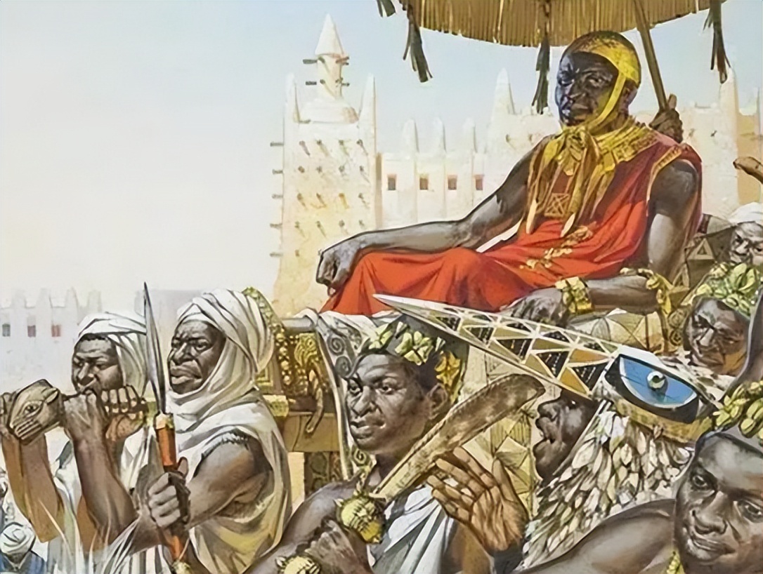 The economy and trade of the Ghana Empire in West Africa and its ...