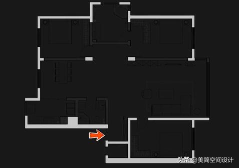 140 square meters large three-bedroom, optimized apartment type for ...