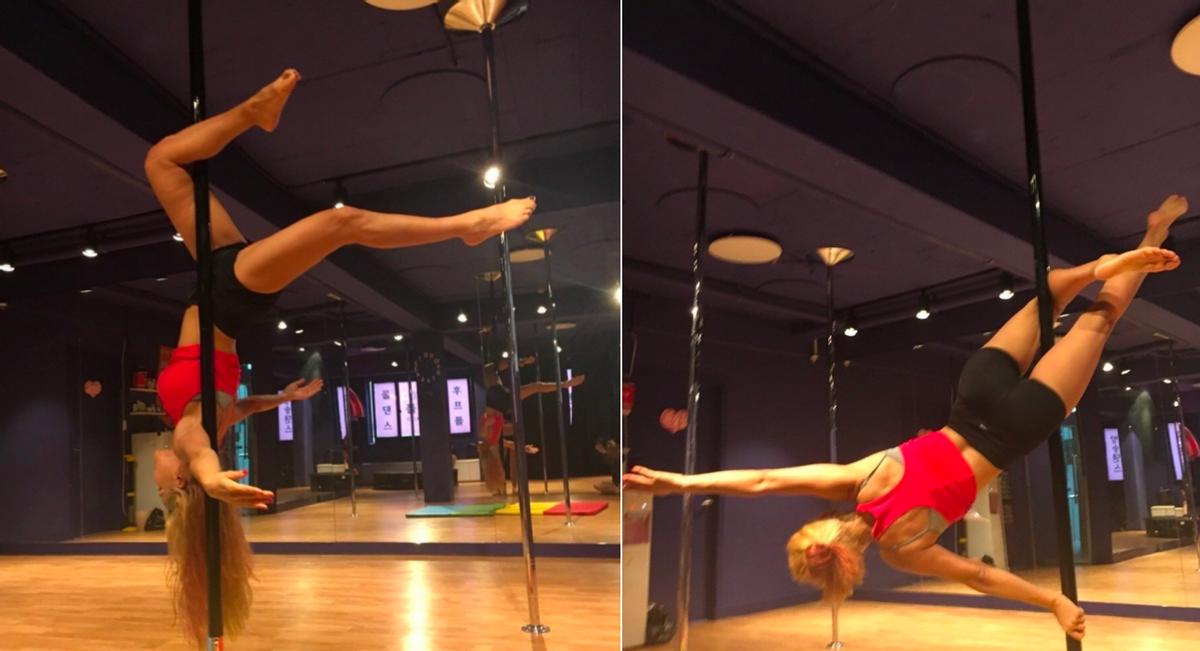 51-year-old singer Mina practices pole dancing!Marrying a 17-year-old ...