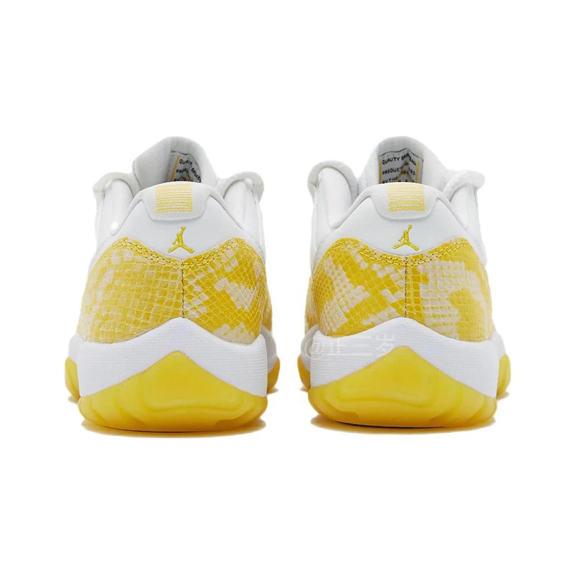 The classic is back! AJ11 Low "yellow snake print"! - iNEWS