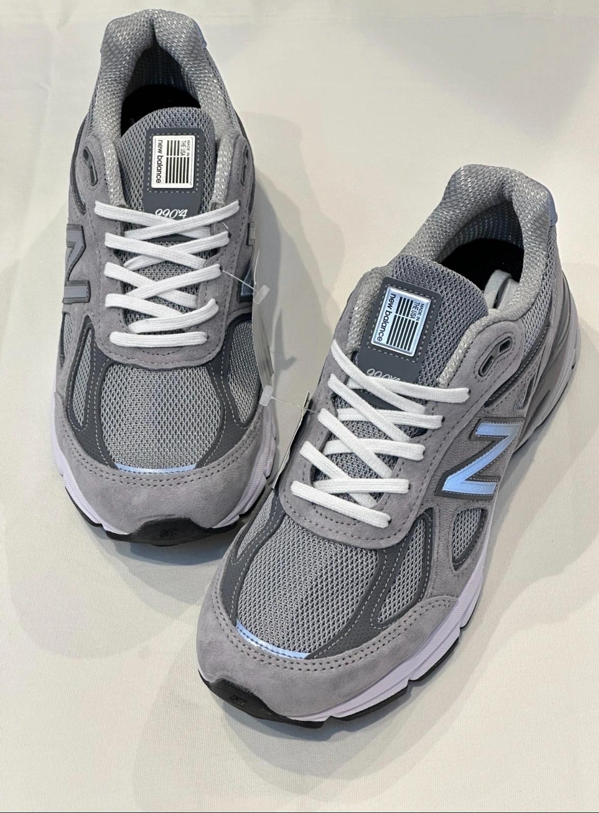 New Balance 990v4Grey gray and white fairy shoes are worthy of being ...