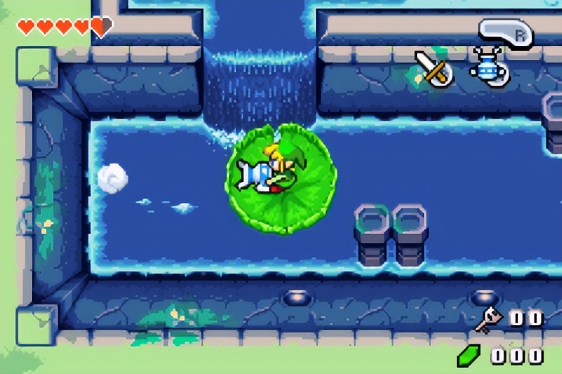 A masterpiece of the GBA era! How fun is The Legend of Zelda Shrinking ...