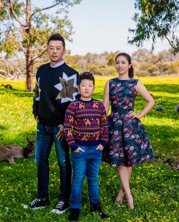 55-year-old Guo Tao seldom posted family photos! The son looks like a ...