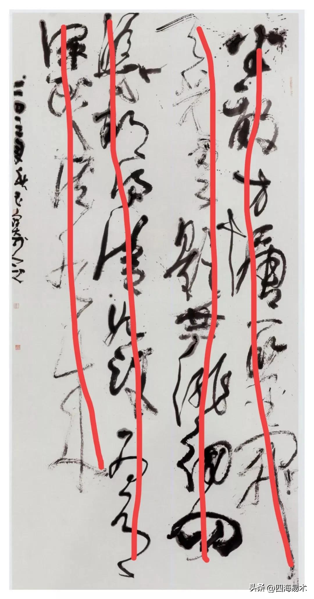 The secret of calligraphy structure is the relationship between ...