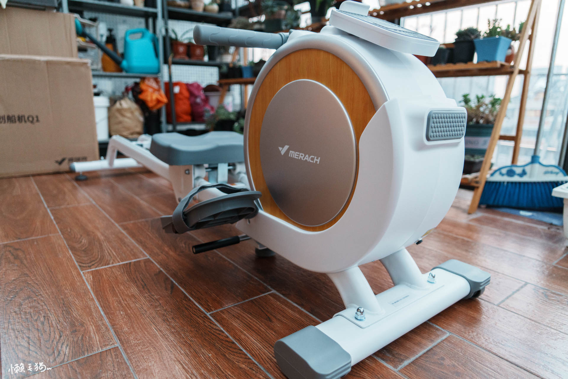 0.3㎡ can have a rowing machine!Merrick Q1 double resistance rowing ...