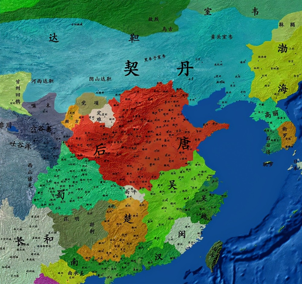 In the 72-year development history of the Five Dynasties and Ten ...