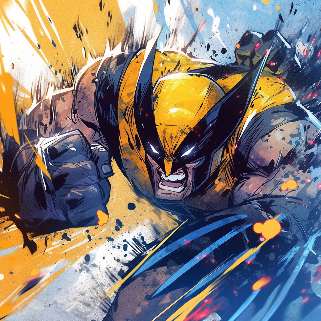 Twilight Wolf "Logan": Marvel X-Men Wolverine - iNEWS