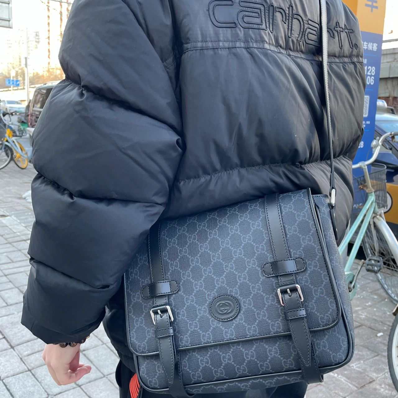 Gucci messenger bag, the most worthwhile men's bag, low-key and calm ...