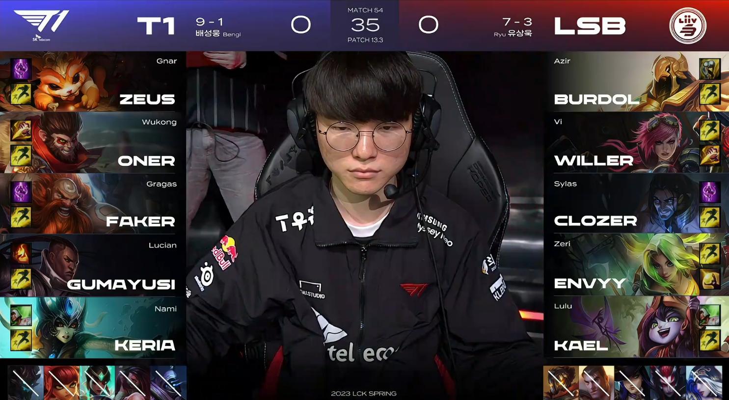 upset? nonexistent! T1 zero seal LSB! Netizen: Faker's mid laner barrel, dreaming back to S3 ...
