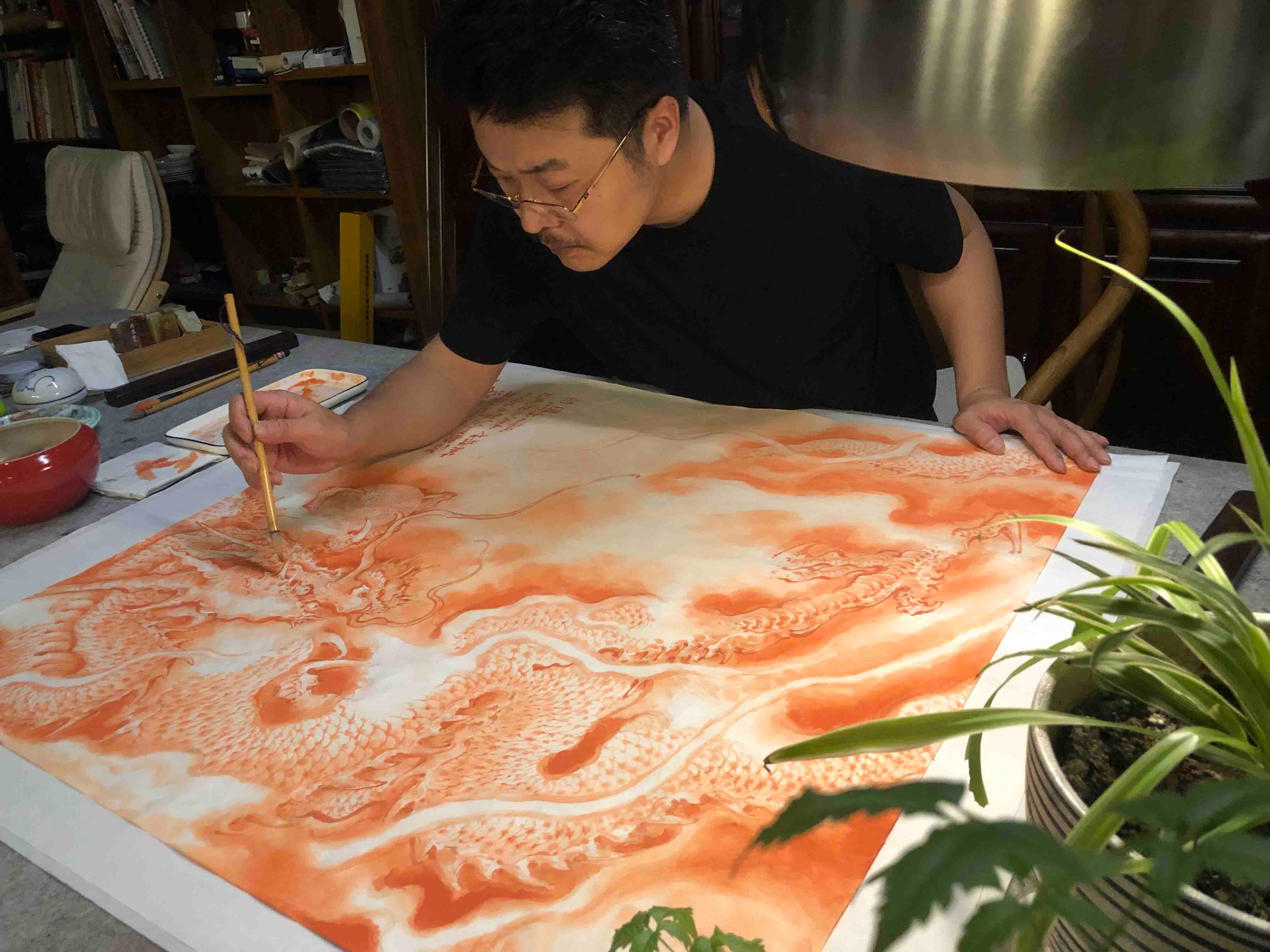 Shanghai inherits the spirit of Chen Rong's painting of dragons from dragons - iMedia