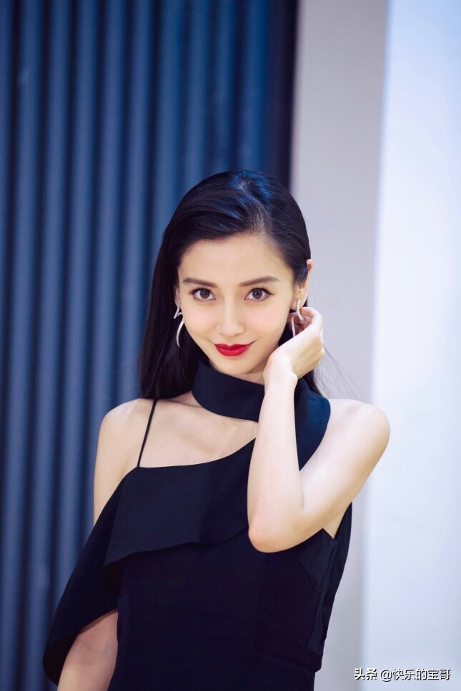 Beautiful pictures, Angelababy black dress - iMedia