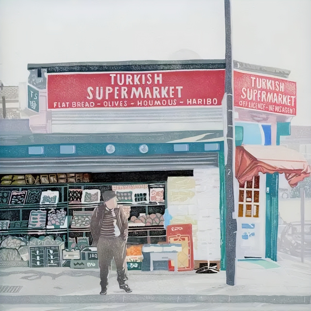 The colors of this landscape are fresh, beautiful and charming, and the ...