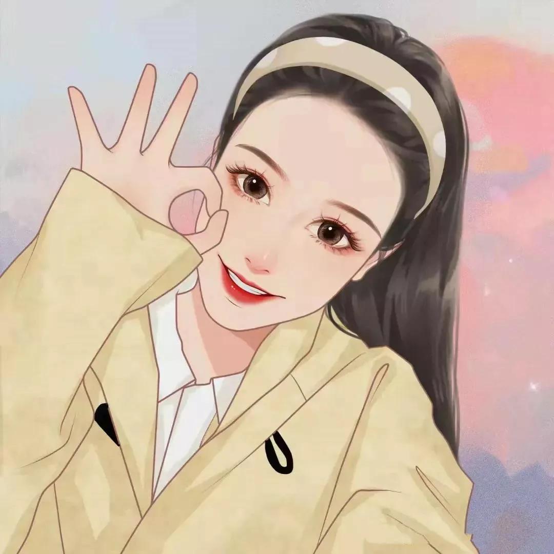 Change to a good-looking anime hand-painted avatar, love and tenderness ...