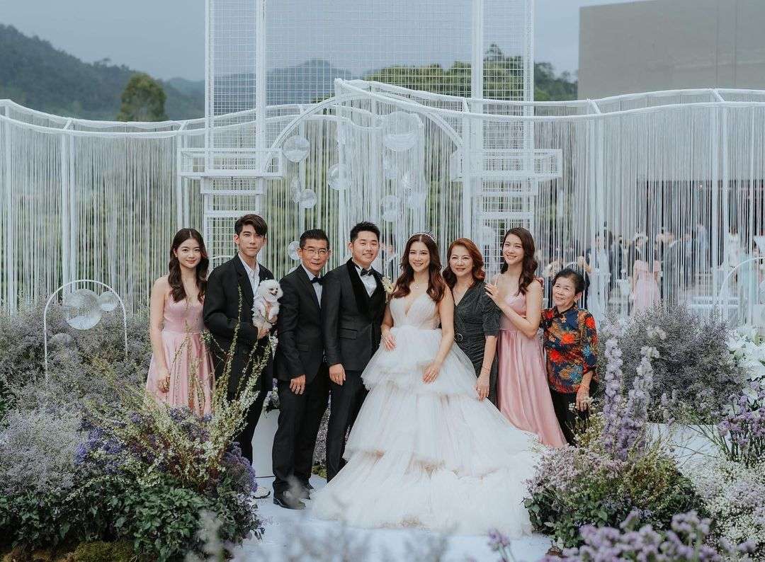 Congratulations!The former TVB actress's sister is married, and the ...