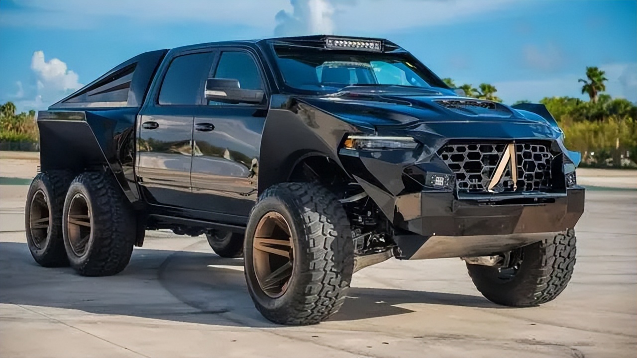 Explosive change: Ram 1500 turned into a muscular version of the ...