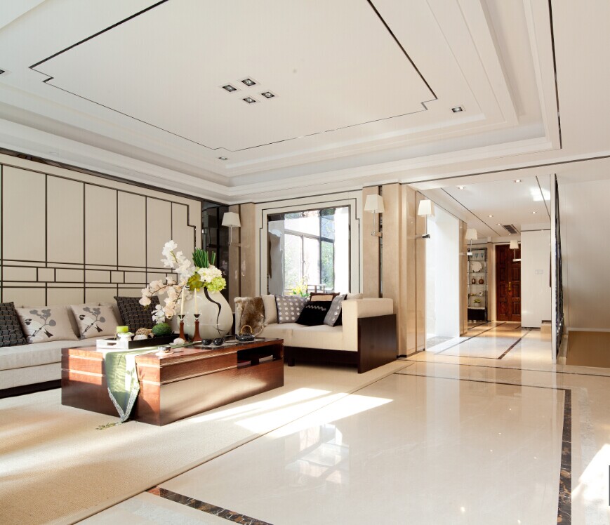 Chinese-style mansion, the spirit and charm of new Chinese style in ...