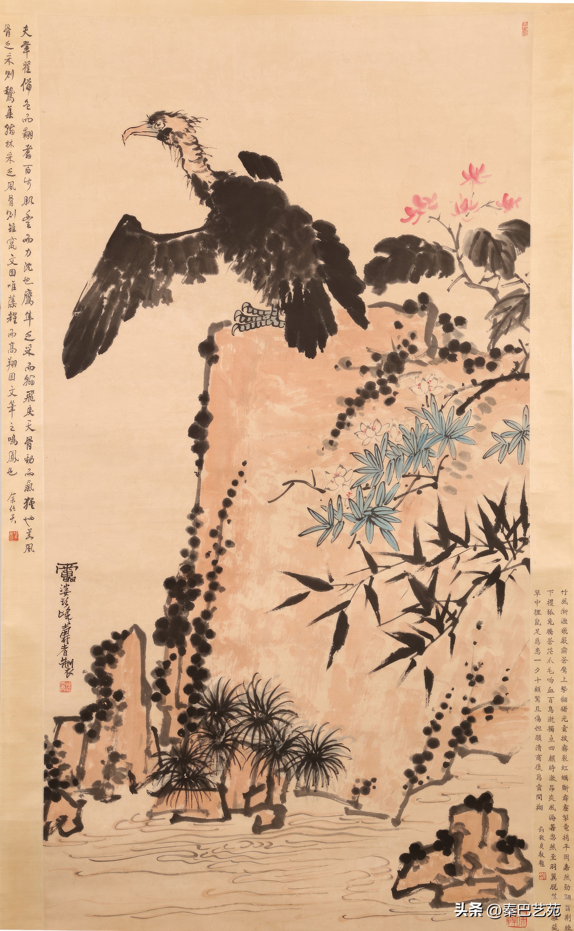 Works of Pan Tianshou, one of the four great painters at the beginning ...