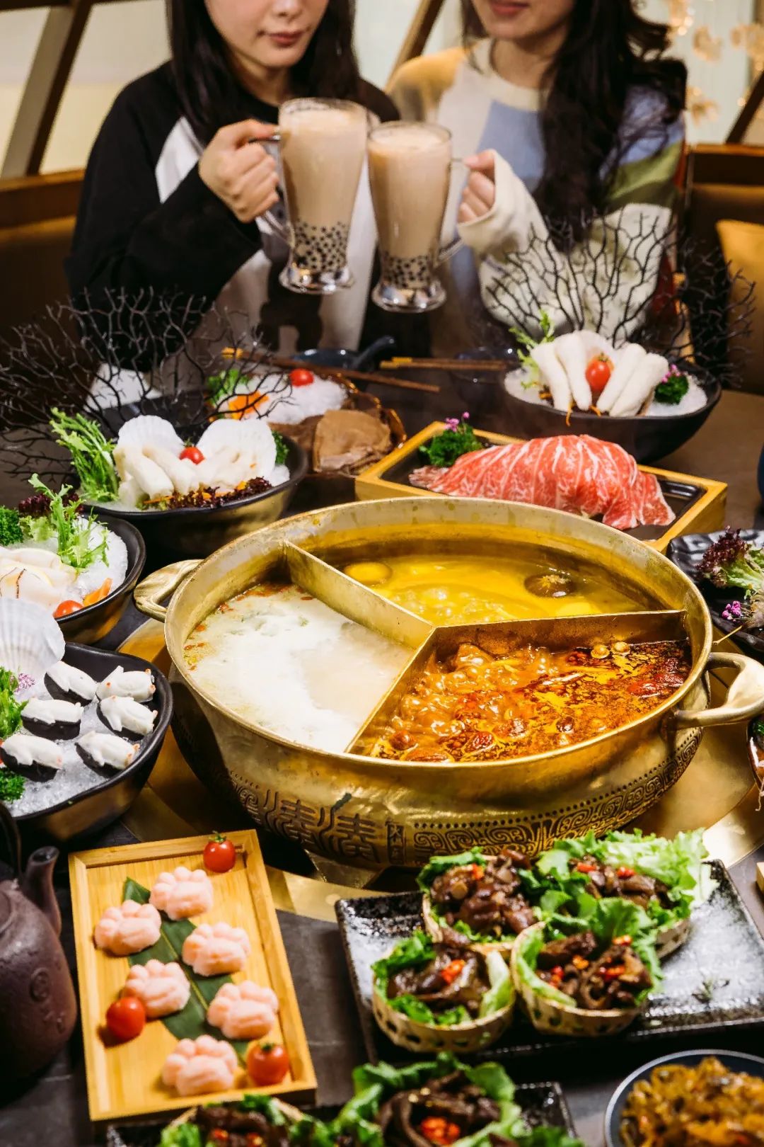 The first hot pot meal at the start of work, the new restaurant invites ...