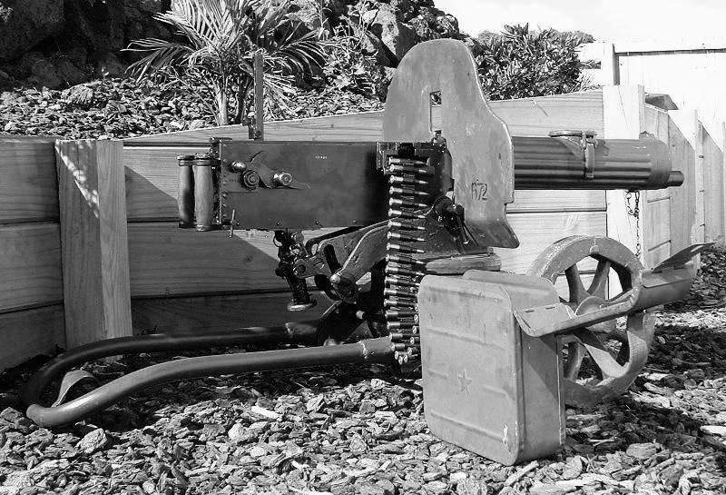 What is the power of the MG08 Maxim heavy machine gun known as the ...