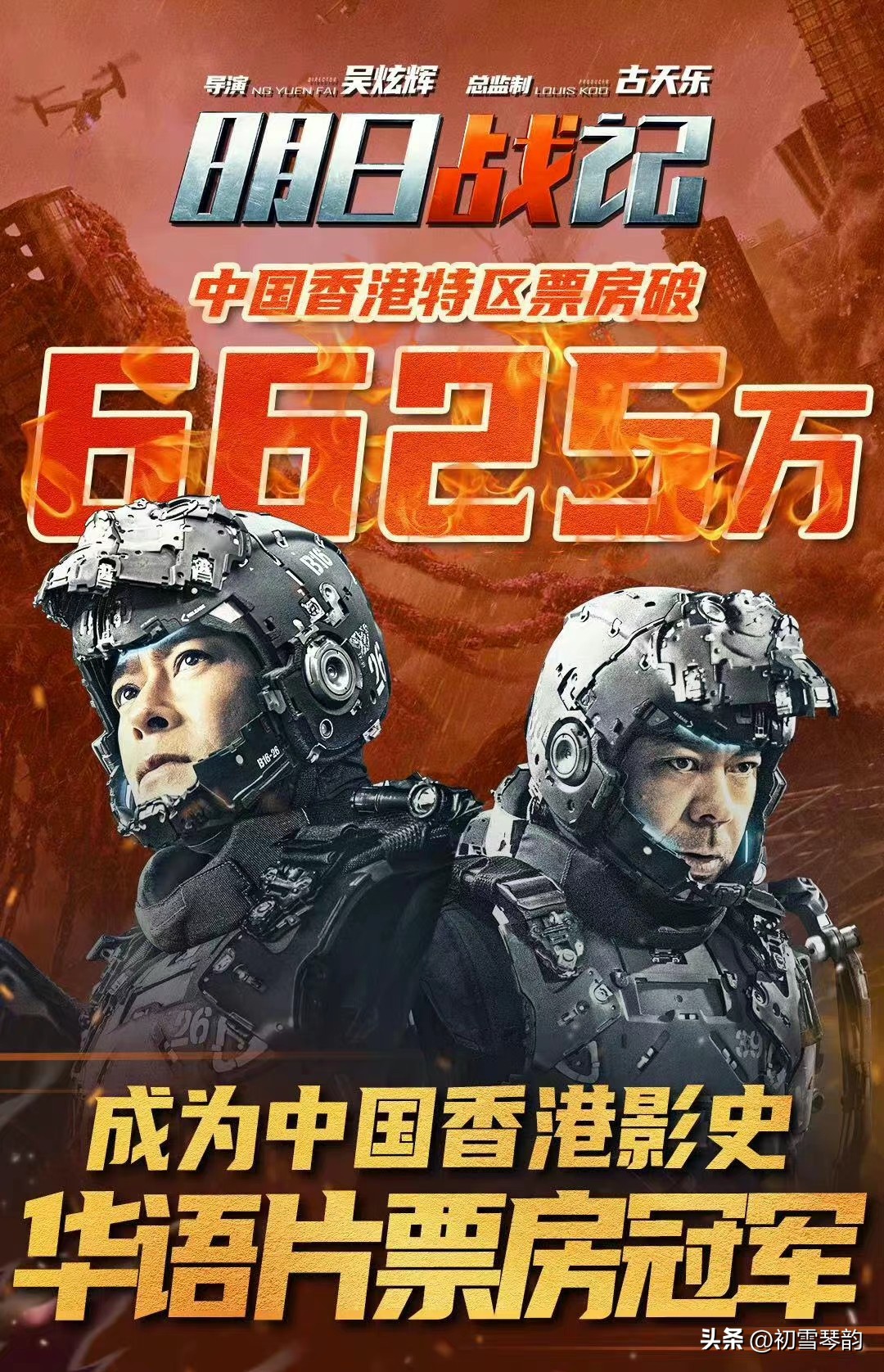 Gu Tianle's "Tomorrow's War" broke the box office record of Chinese ...
