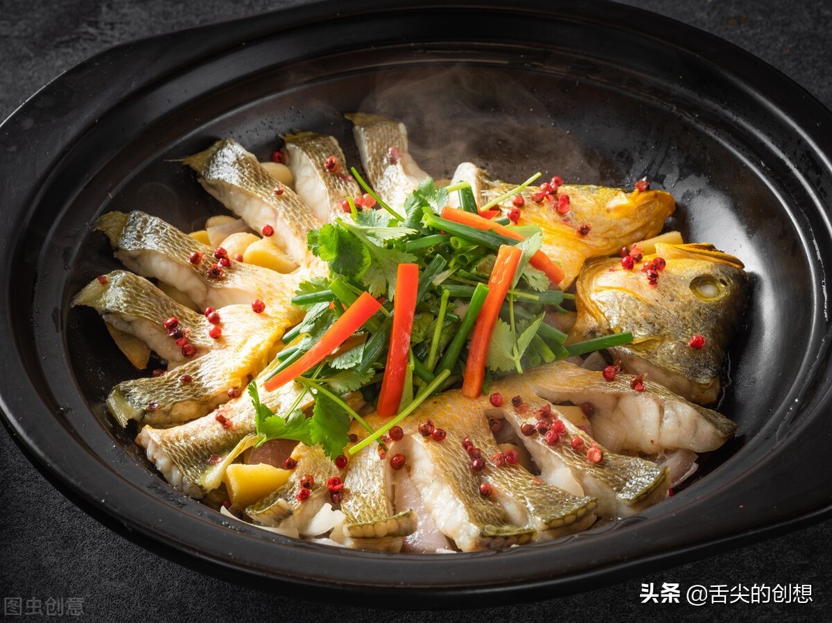 Five large yellow croaker delicacies, tender and delicious, have become ...