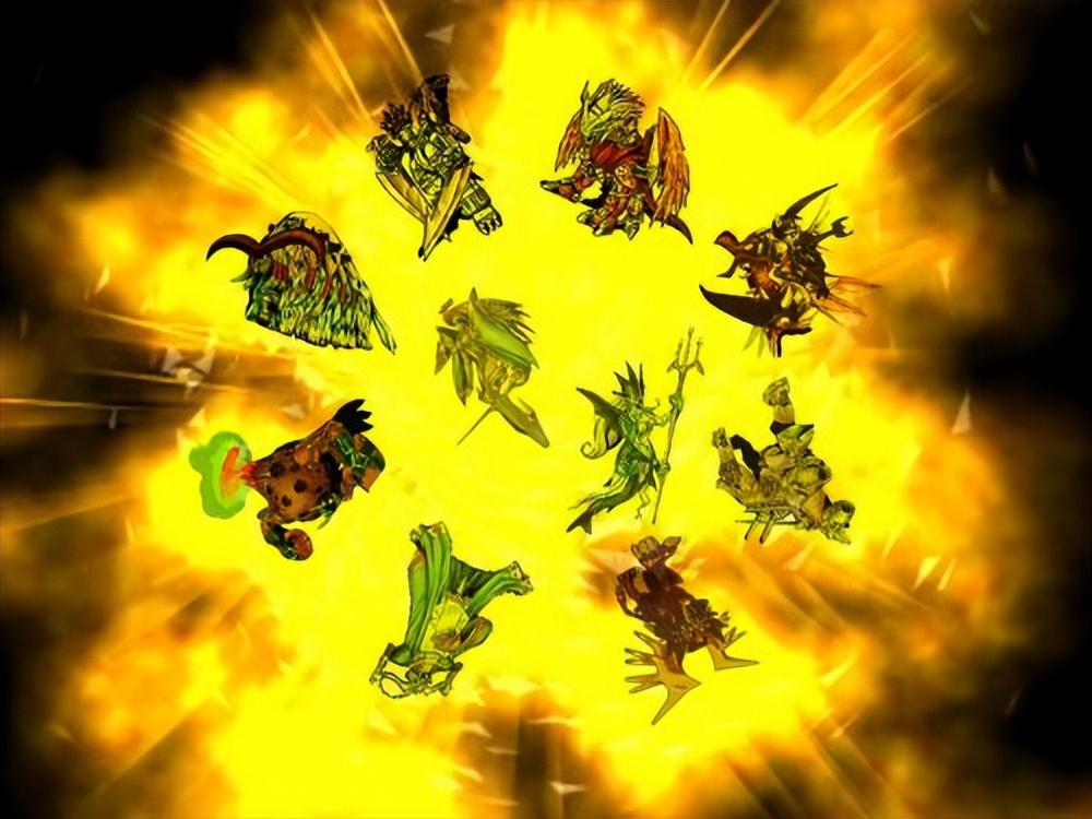 The ten fighters are the ancestors of many Digimon, who are the ...