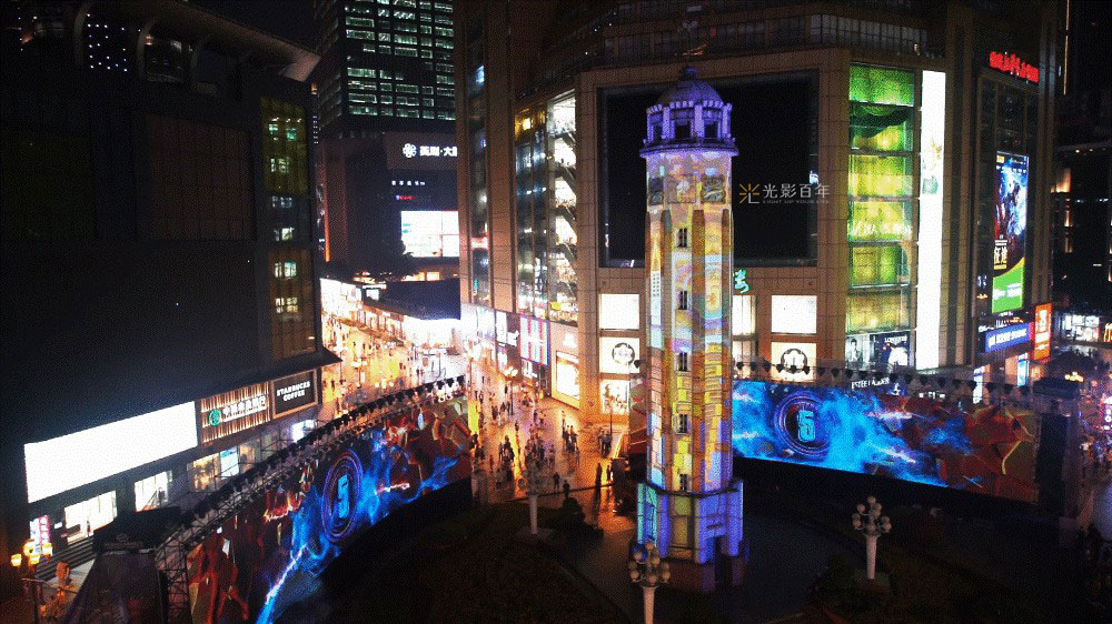 Landmark building light and shadow show, a unique show - iNEWS