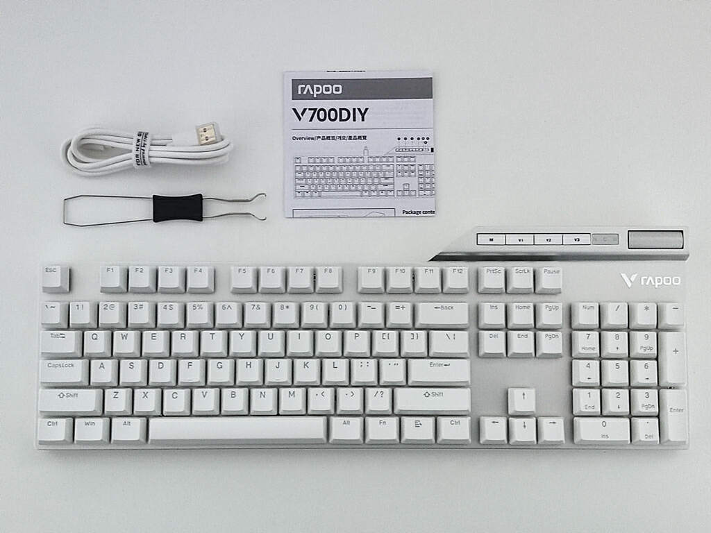 A keyboard can have a variety of different feel? Let's take a look at the Rapoo V700 DIY RGB ...