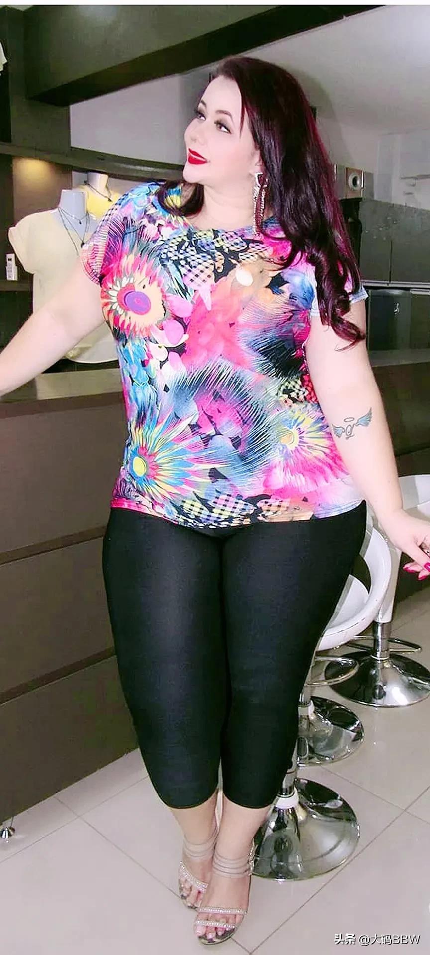 The 180-pound plus-size model is fat but not greasy, and fitness makes ...