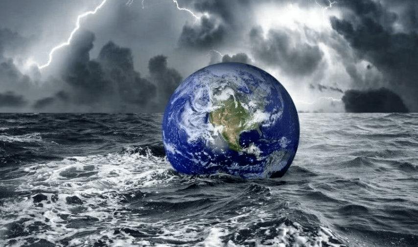 The earth swallows 3 billion tons of seawater every year. If it is ...