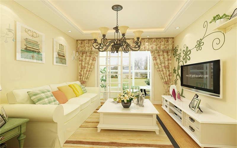 Rural style rendering of 68 square meters, aesthetic design close to ...