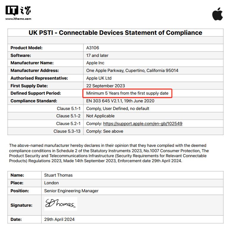 Apple Promises To Provide 5 Years Of Security Updates For The Iphone 15