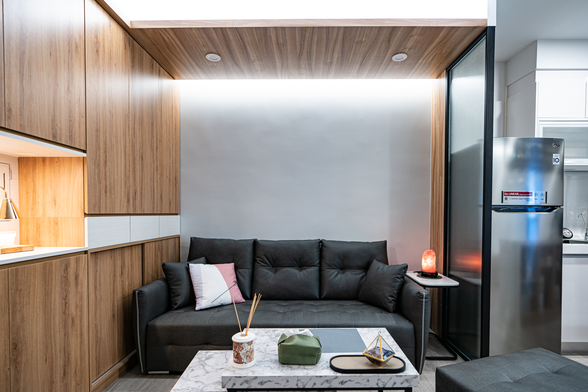 Two people live, 42㎡! Although the space is small, it is furnished ...