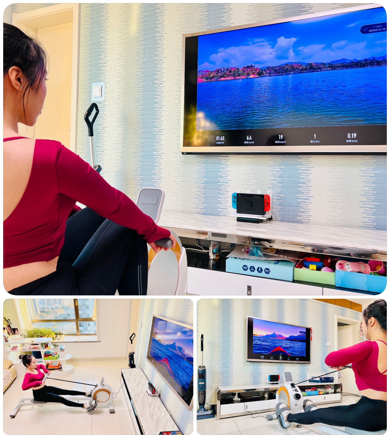 Can rowing be so fun?Merrick Smart Reluctance Rowing Machine Q1 Live ...