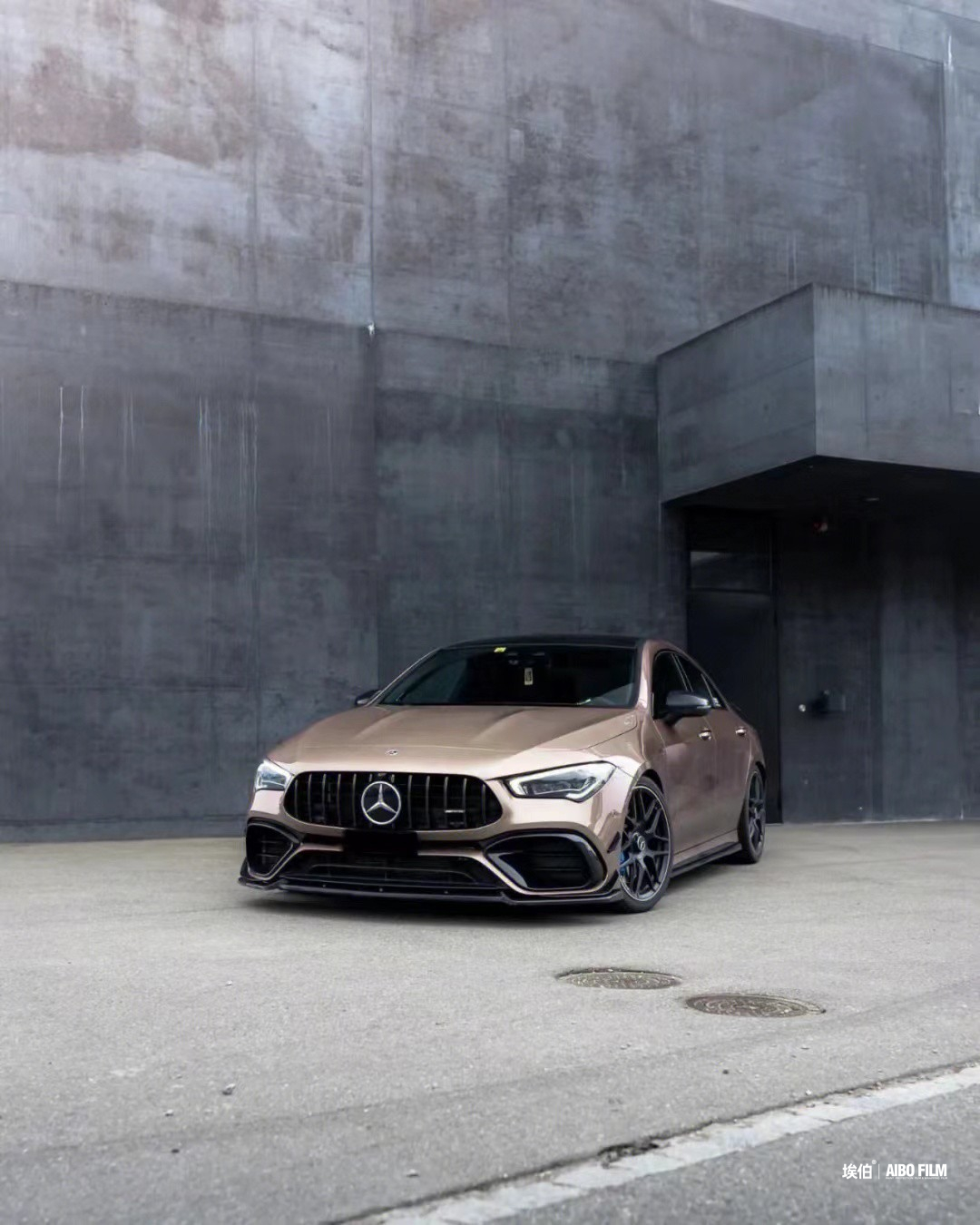 Eber color changing film PET super bright metal champagne gold-Benz, as ...