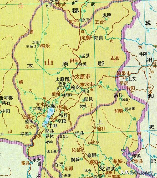 Through the map, understand the historical changes of Taiyuan City ...