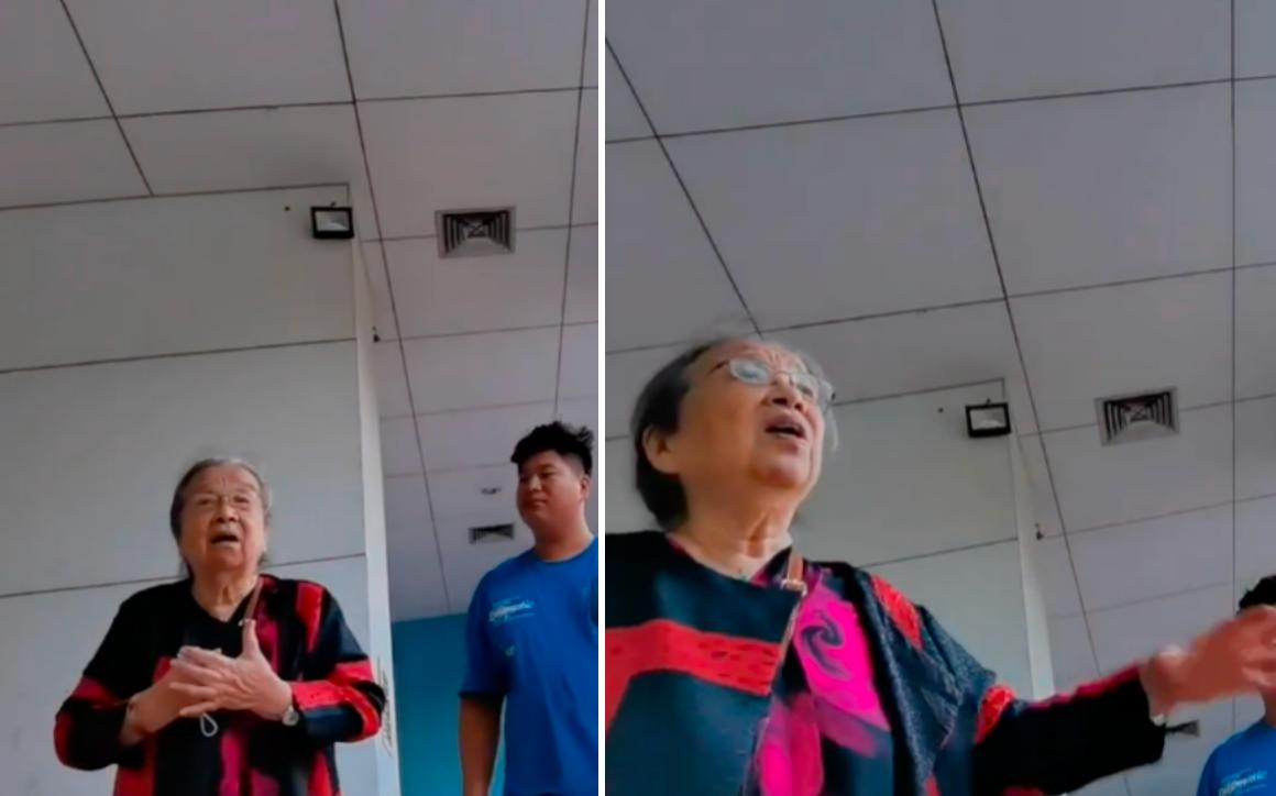 "Mother Rong" Li Mingqi's recent photos are exposed!Gray hair with ...