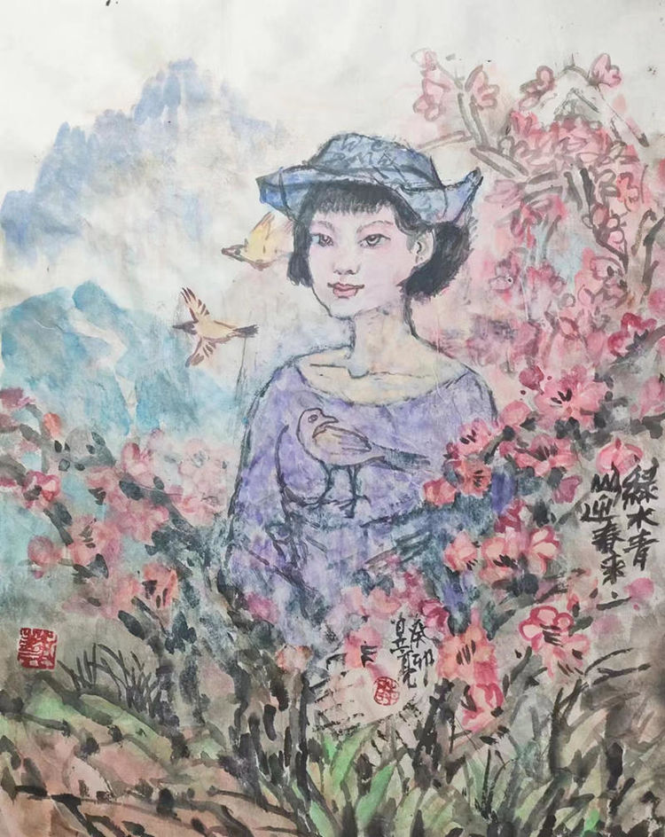 Appreciation of the works of calligrapher and painter Lu Yuliang - iNEWS